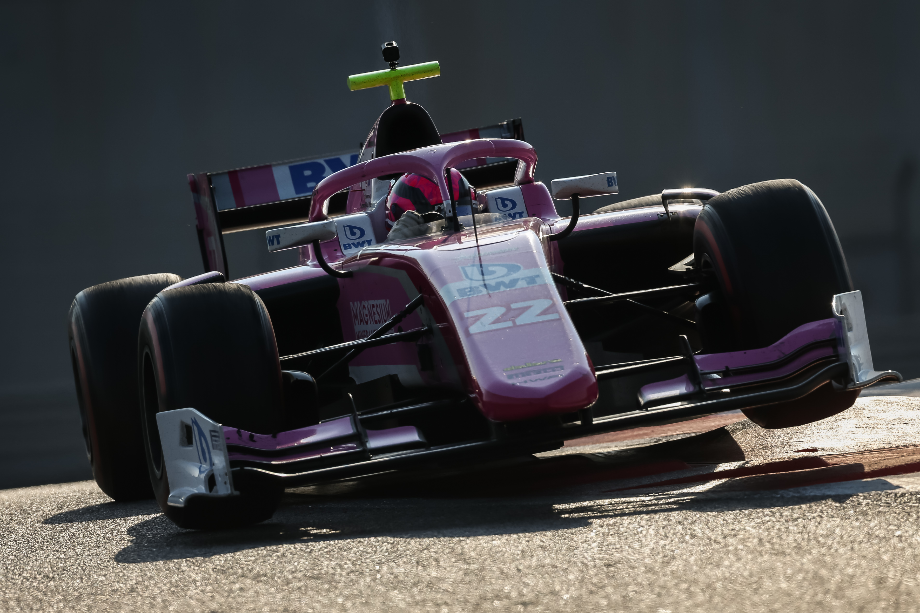 BWT HWA RACELAB makes its debut at the Formula 2 tests in Abu Dhabi